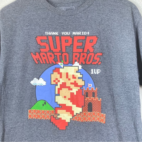 Nintendo | Tops | Super Mario Bros Retro 8 Bit Tee Shirt Pull Over Xl ...